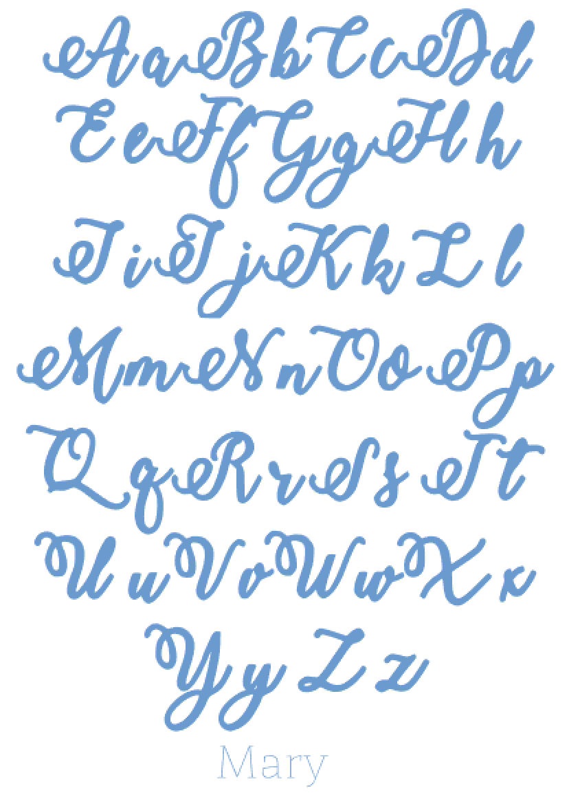 Mary Calligraphy Font Fonts A Z Mary Kate Font Download