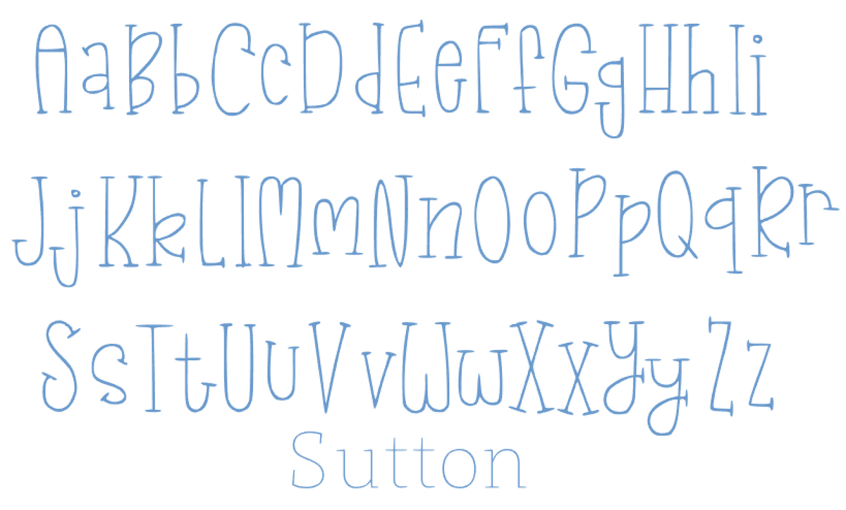 Sutton Font – Duck Duck Goose