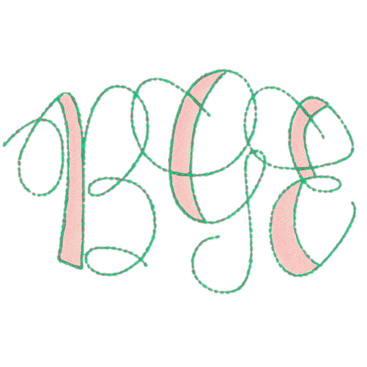 Maggie Outline Monogram – Duck Duck Goose